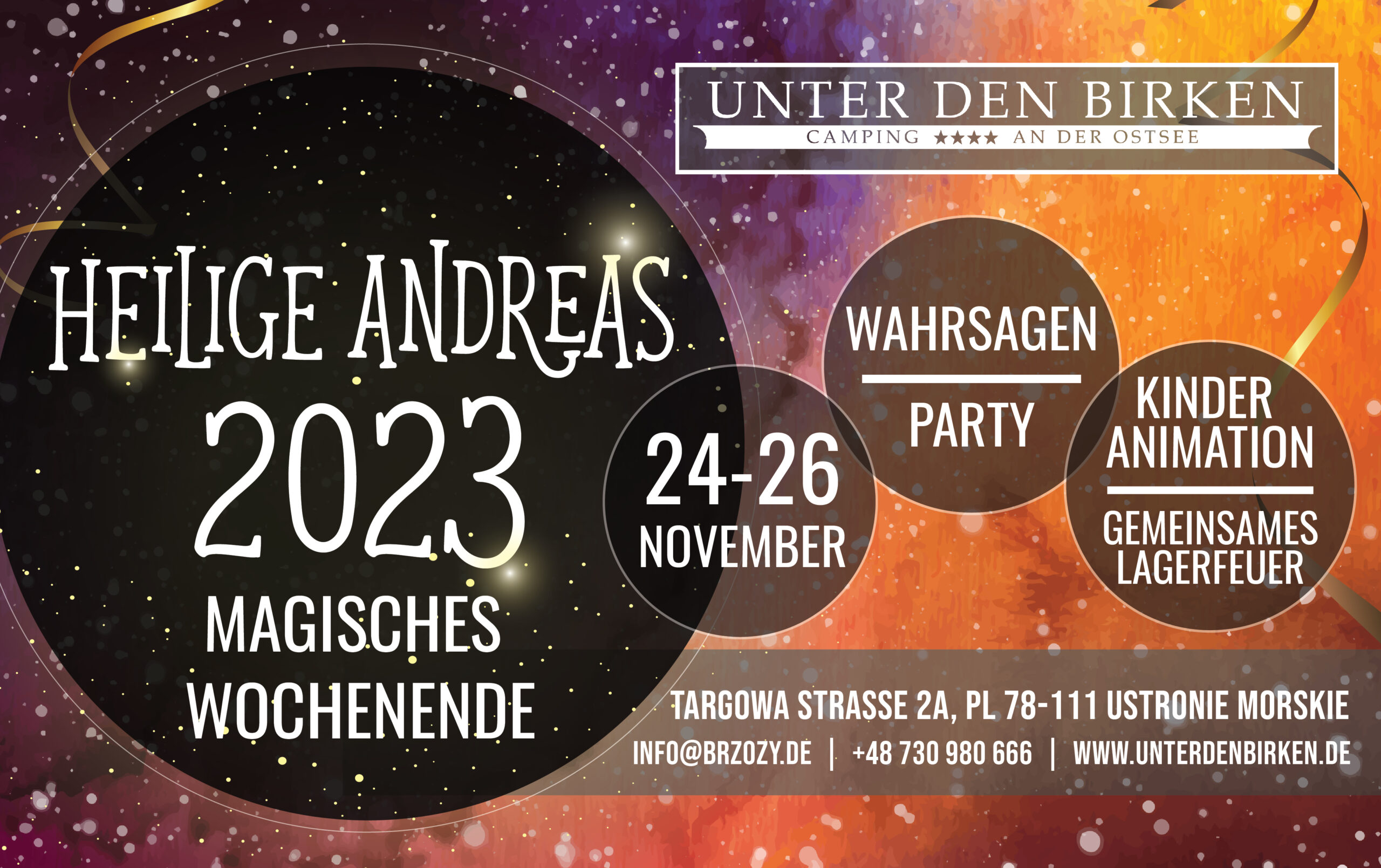 Der Hl. Andreas – **** Zelt- und Campingplatz **** „Unter den Birken”